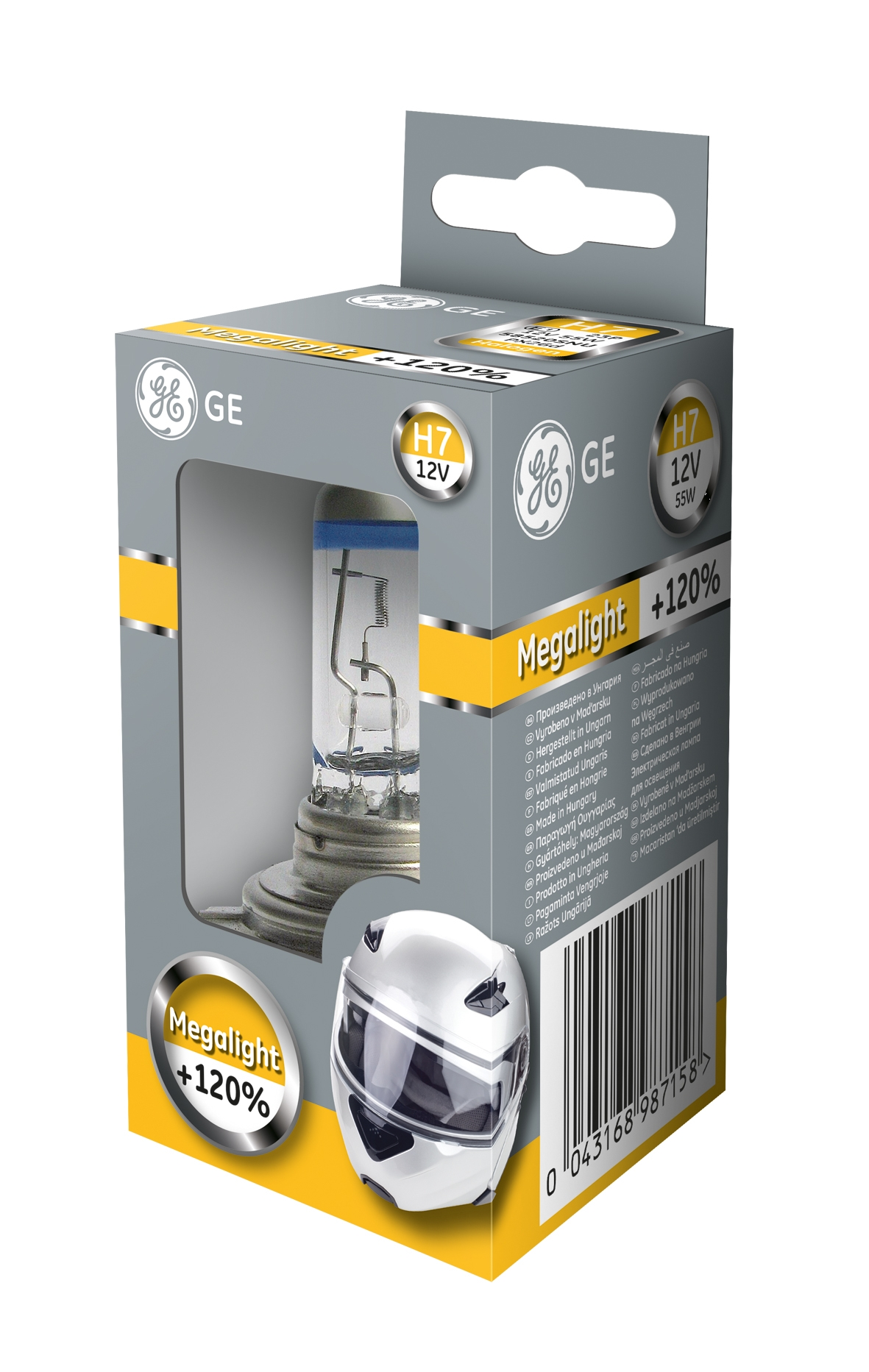 H7 Megalight Ultra +120% To 120% 2St Ge +W5W Ultralife + Sonax Clear ...