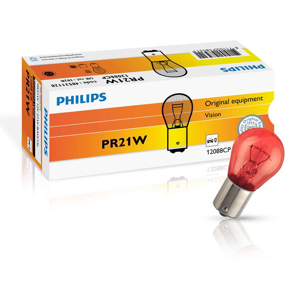 PR21W 12V 21W BAW15s rot Vision 1St. Philips - Auto-Lamp Berlin